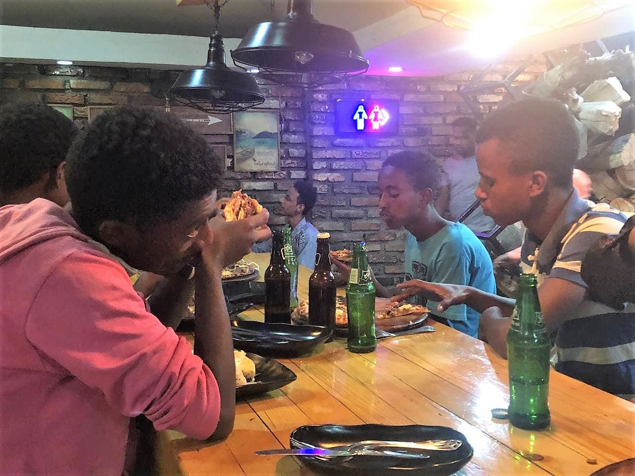 Pizza Party Celebration for Grade Nine Students :: Hope For Korah
